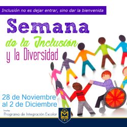 Semana de la Inclusión y la Diversidad: 28 de Noviembre al 02 de ...