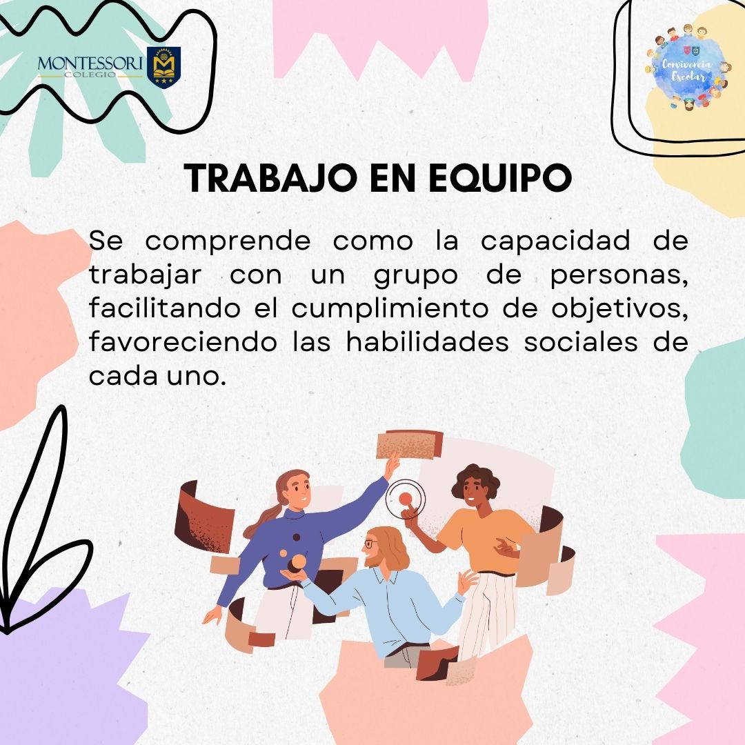 Reflexión de la Semana de Convivencia Escolar: Trabajo en Equipo ...