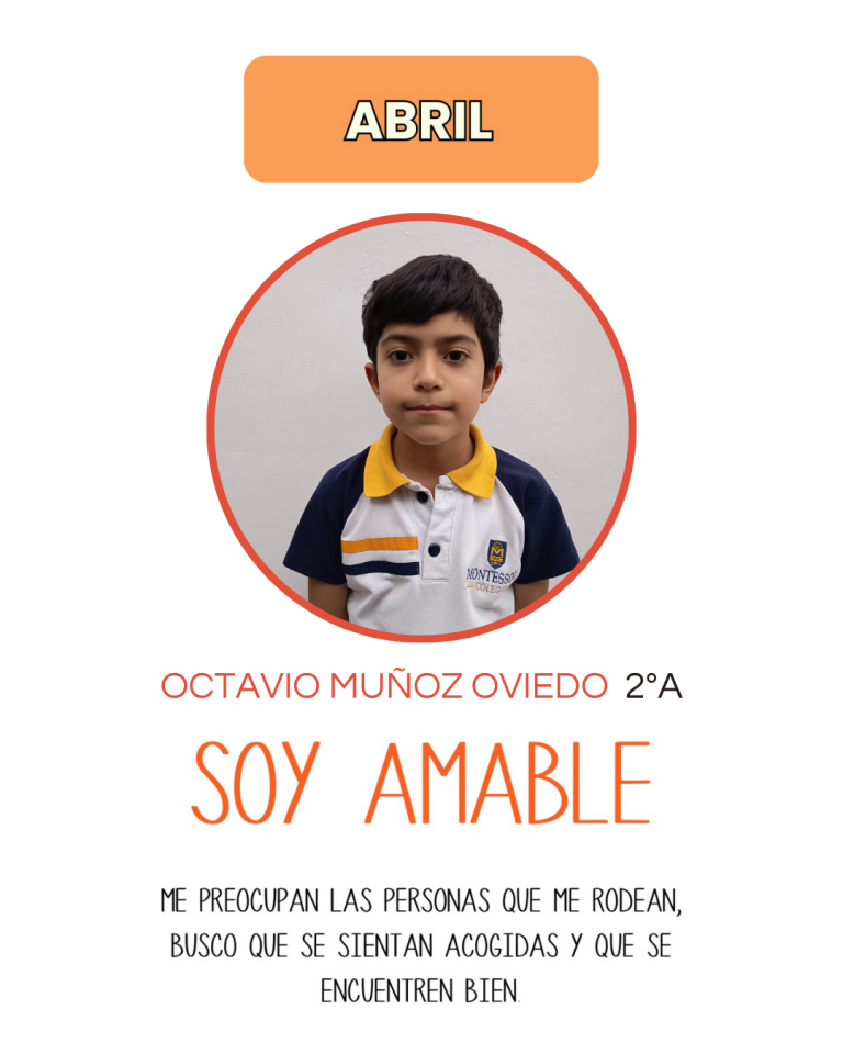 Convivencia Escolar: Destacados del mes de Abril por el valor «Soy ...