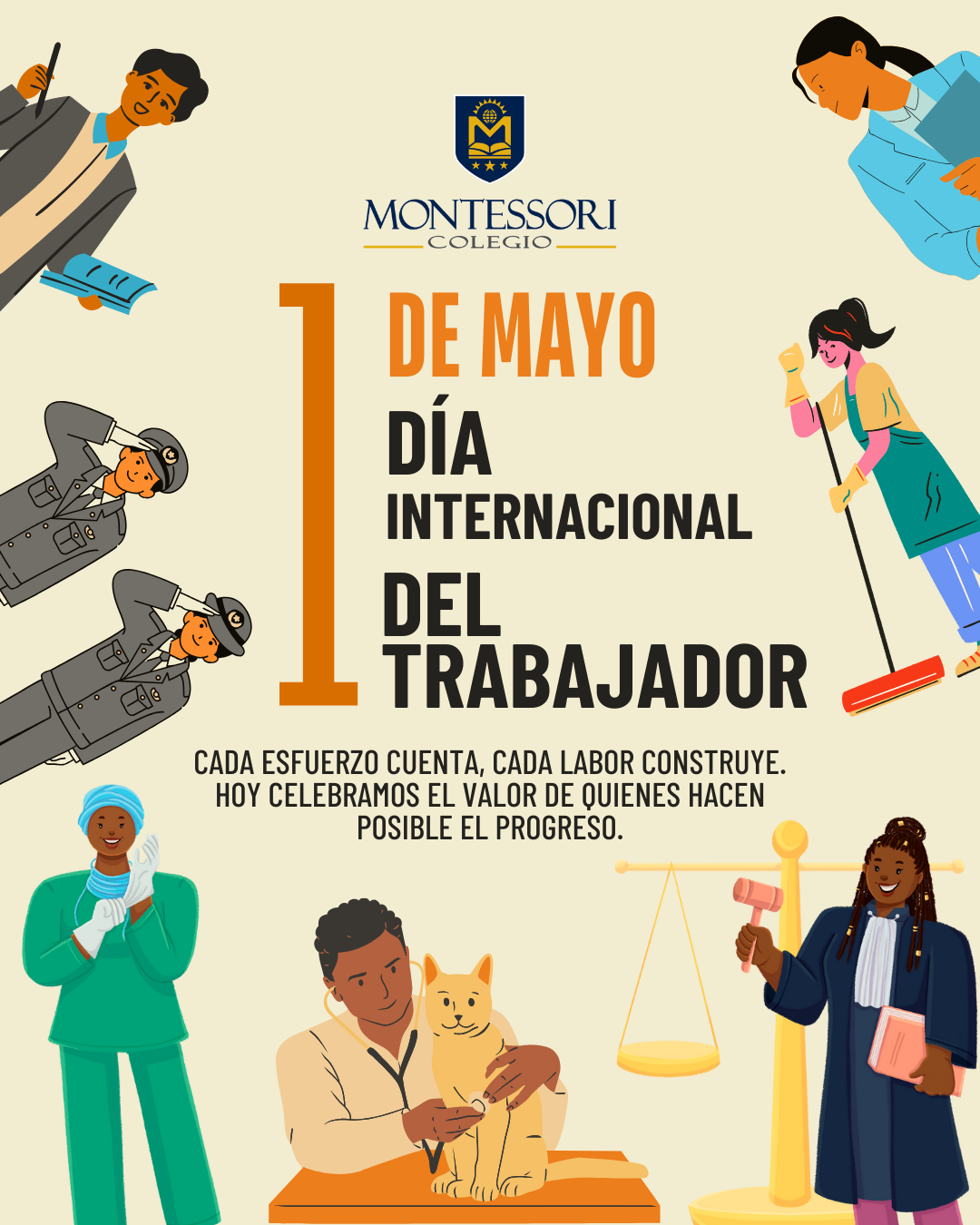 01 de Mayo: Día del Trabajador – Colegio Montessori de Temuco