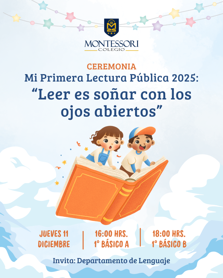 Ceremonia “Mi Primera Lectura Pública 2025″ – Colegio Montessori de Temuco